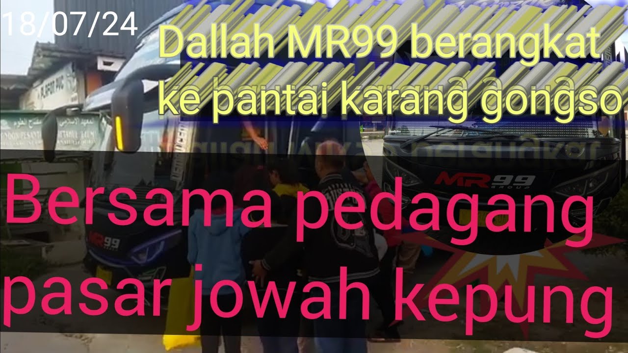 MR99 TRANS berangkat pantai karang gongso#busmania#bismania#buspariwisata#pariwisata#elfmania ...