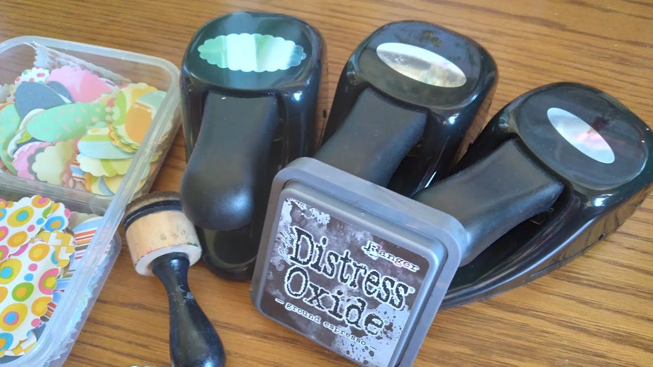 CLUSTER WORD WITH OVAL PUNCHES - YouTube