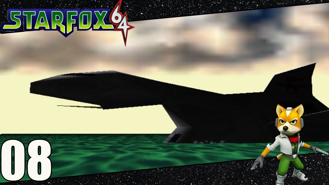 Star Fox 64 Ruta Dificil Parte 8 The Great Fox con el Blue Marine ...