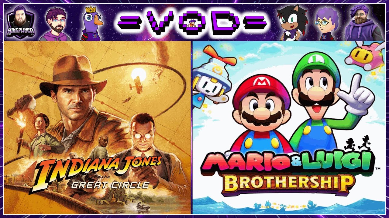 Indiana Jones and the Great Circle [3] / Mario&Luigi: Brothership [9 ...