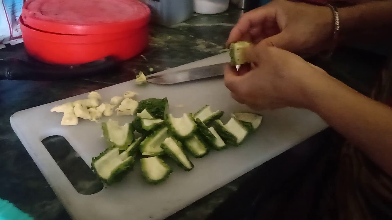 Bitter guard pickle part 1 - YouTube