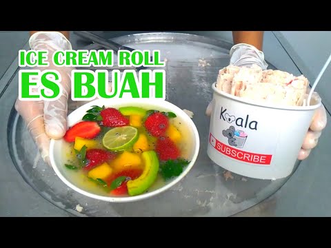 Ice Cream Roll Es Buah | ASMR ICE CREAM ROLLS