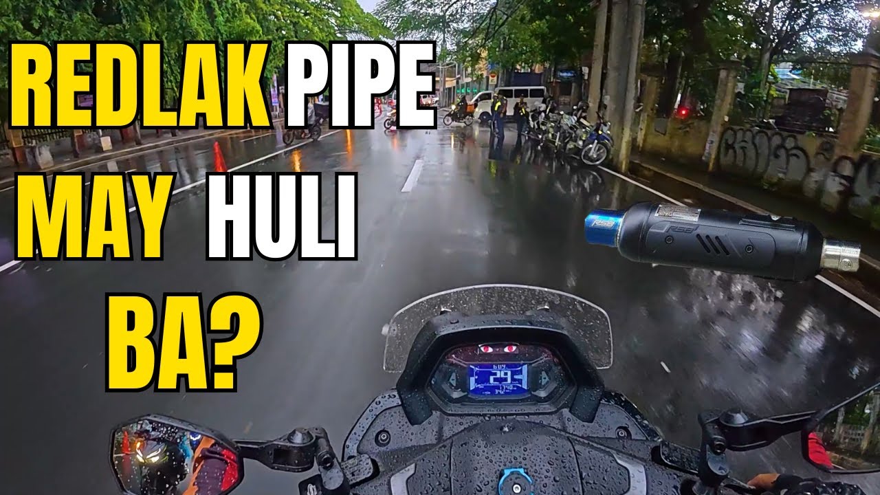 NMAX V3 | Redlak Pipe Street Test | May Huli ba? | Kabesera Café ...