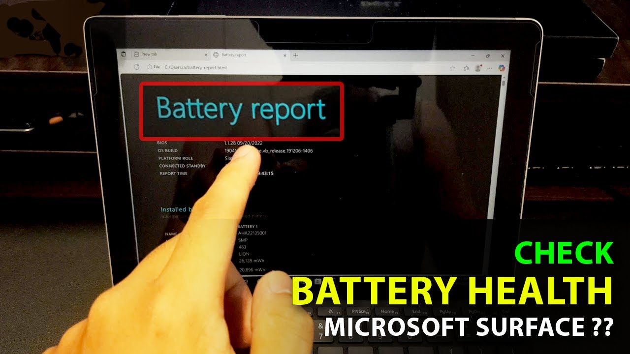 How to check the battery health of Microsoft Surface (2025) - Surface ...