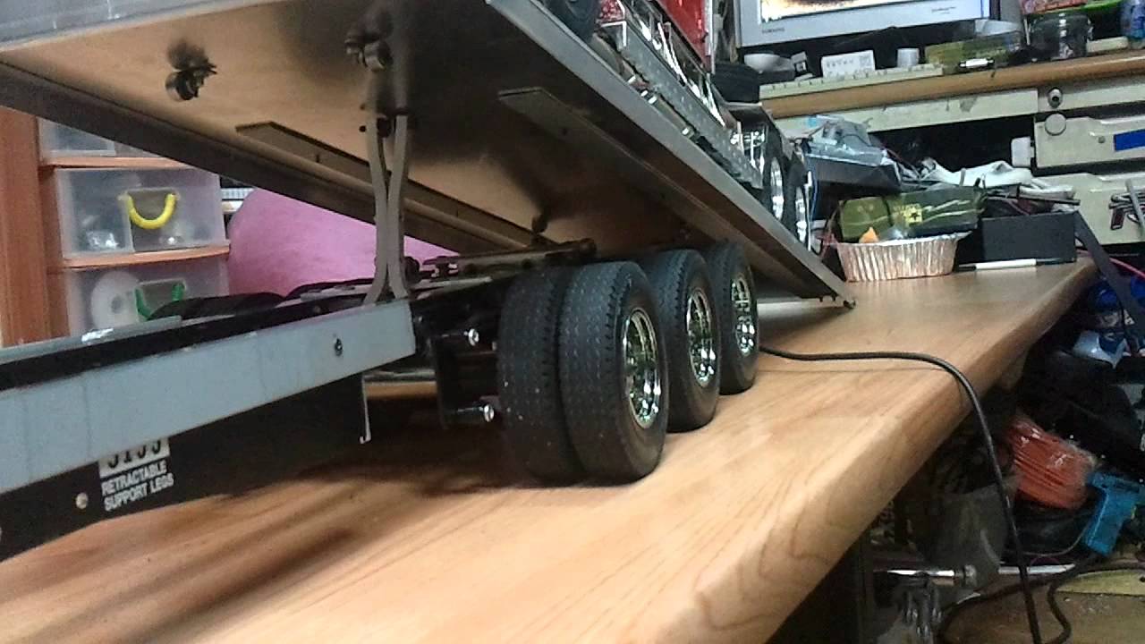 Realistic RC experience - RC//trailer self-loader preparation - YouTube