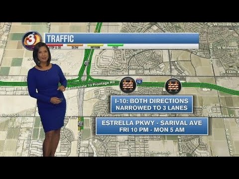 VIDEO: Phoenix area weekend freeway restrictions