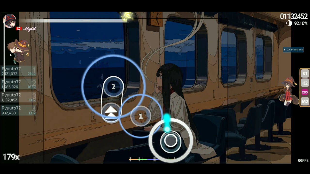 YOASOBI - Gunjou 群青 | Full Song / Hard [osu!droid] - YouTube