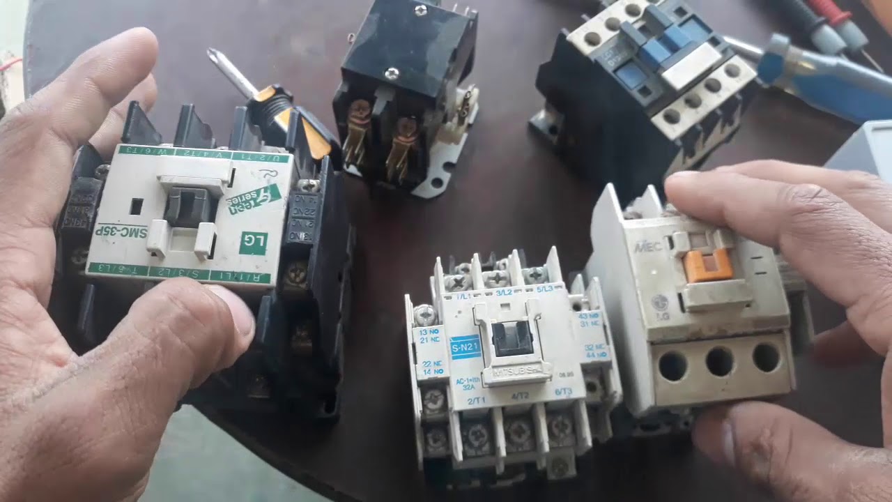 Magnetic Contactor Working Principle || Auxiliary Normally Open/Close ...