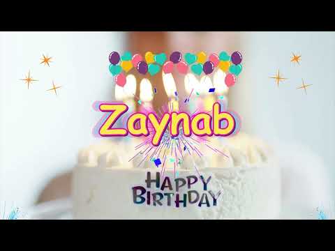 Happy Birthday Zaynab | Personalized Birthday Song