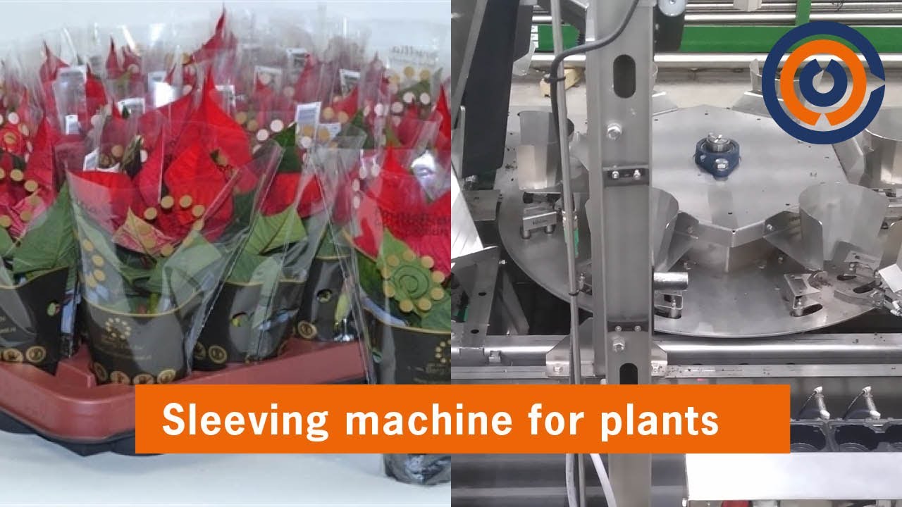 Plant sleeving machine with NEFF spindle lifting element and connecting ...