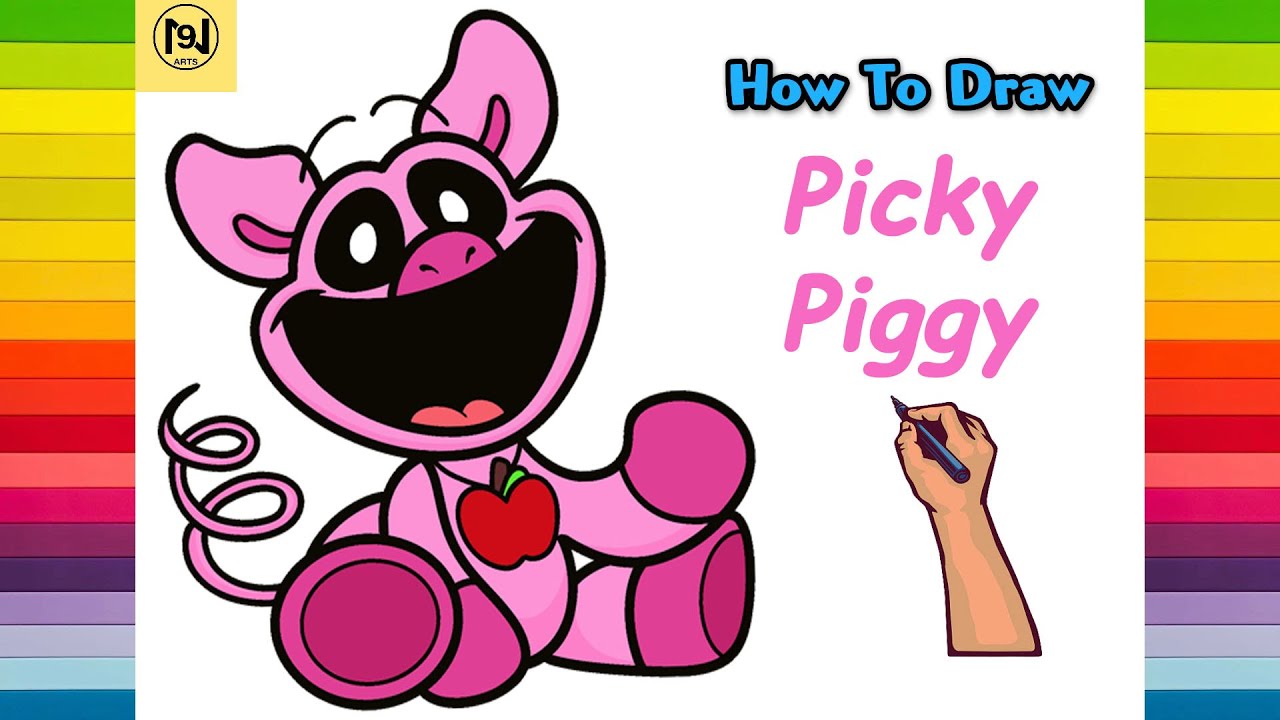 How To Draw Picky Piggy from Poppy Playtime - YouTube