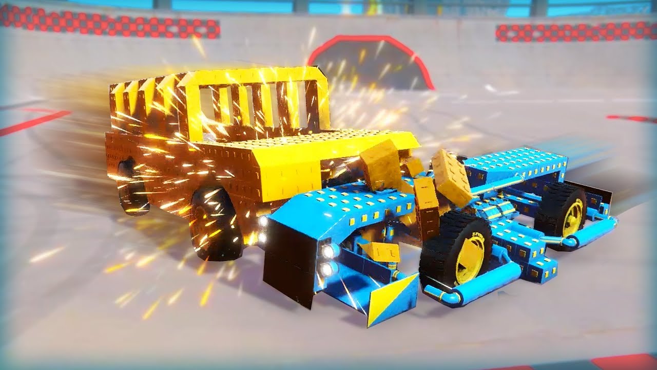 Extreme Destruction Demolition Derby! (Trailmakers Multiplayer Gameplay ...