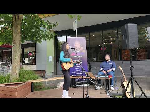 Summer performing her own song, 'Lovesick dream' @pcpop up Point Cook ...