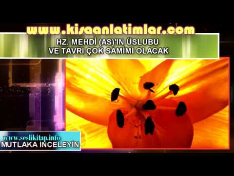 HZ  MEHDİ AS'IN ÜSLUBU VE TAVRI ÇOK SAMİMİ OLACAK