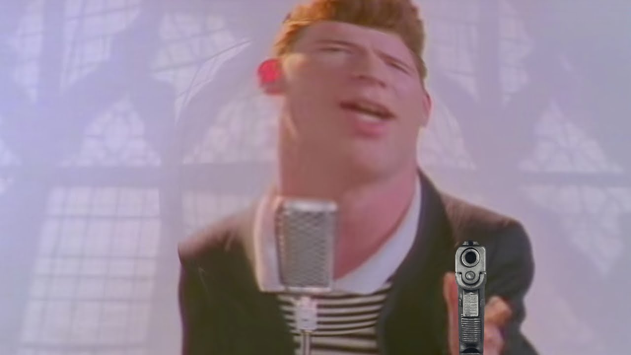 Rick Astley loves guns - YouTube