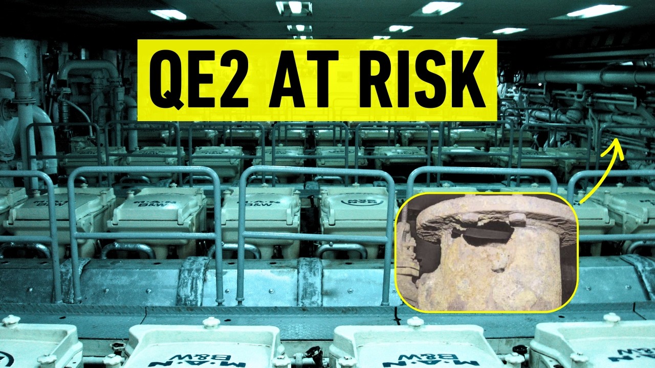 Dead in the Atlantic: The $60 Million Emergency QE2 Survived - YouTube
