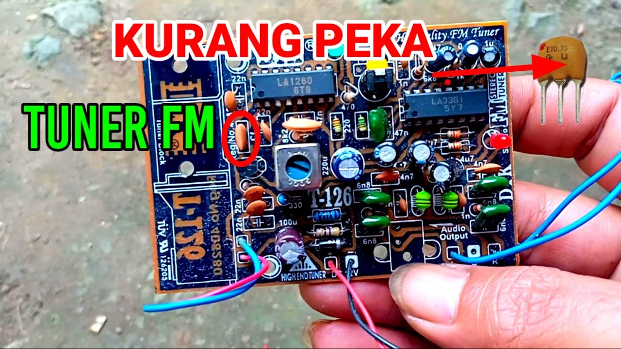 CARA MEMPERBAIKI TUNER FM KURANG PEKA || CARA KERJA MODULASI FM - YouTube
