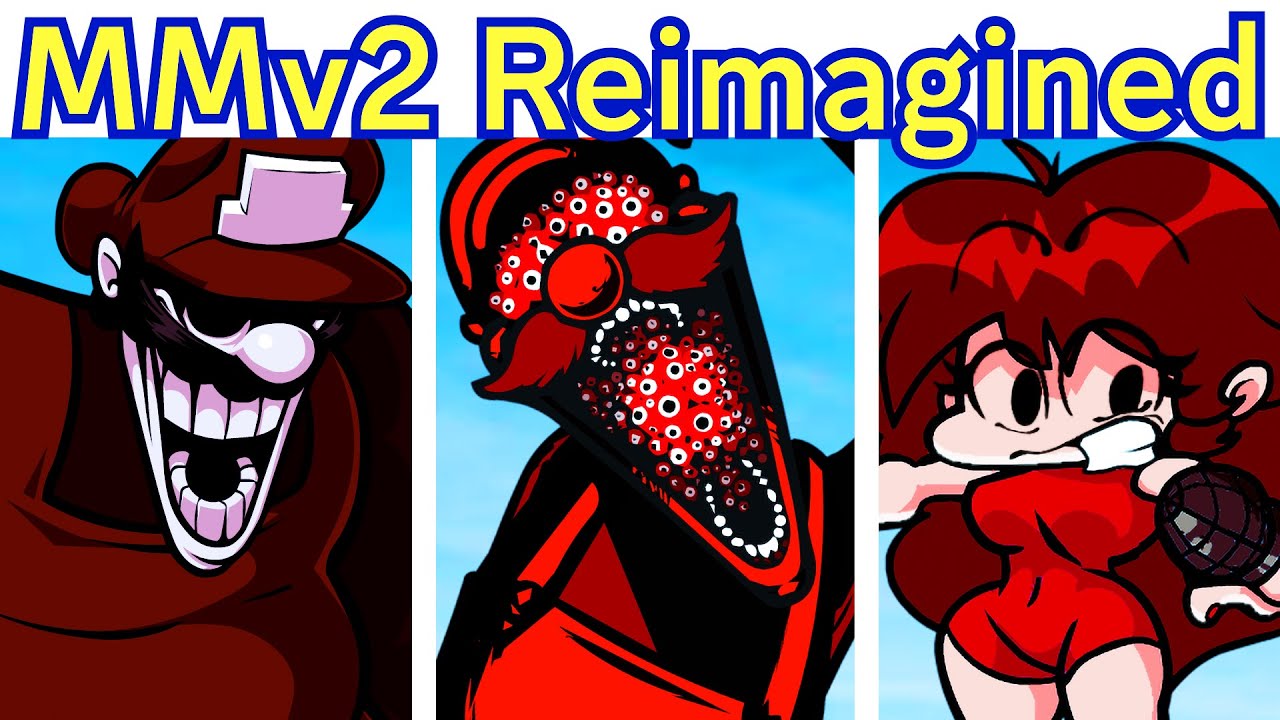 FNF Mario Madness V2 REIMAGINED (Reimagined Songs, Lyrics, Remixes ...