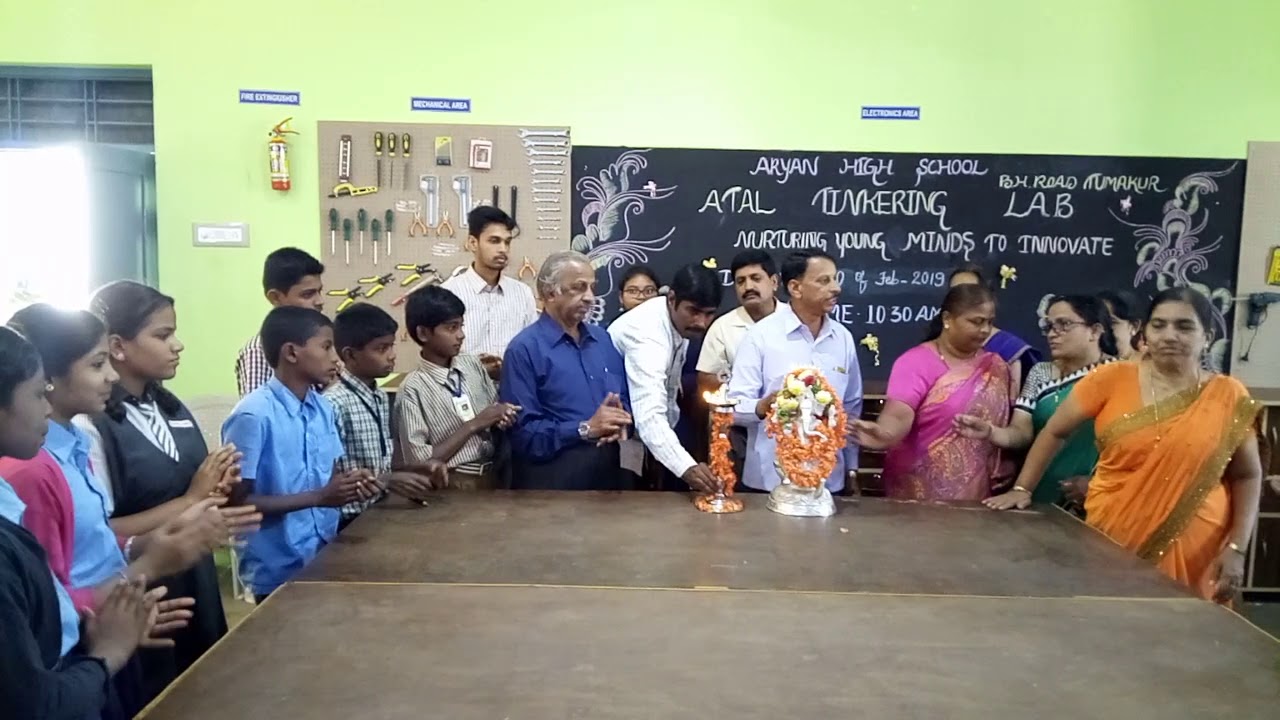 Community outreach programme at Aryan high school - YouTube
