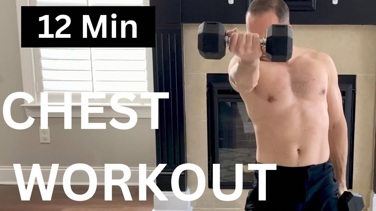 Intense Chest Home Workout | No Heavy Weights - YouTube
