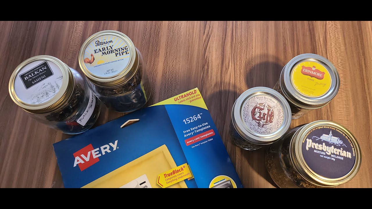 How To Make Pipe Tobacco Labels For Canning mason Jars Quick And Easy YouTube how-to-make-pipe-tobacco-labels-for-canning-mason-jars-quick-and-easy-youtube