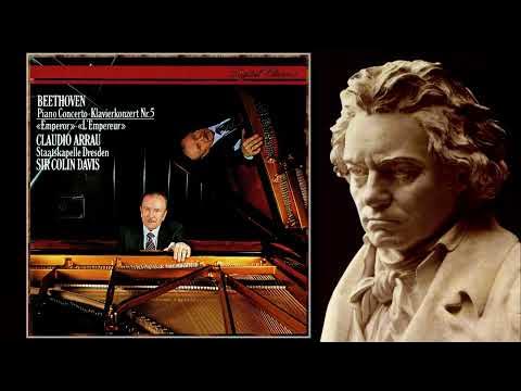 Beethoven: Piano Concerto No. 5 “Emperor” - Claudio Arrau, SD, Sir Colin Davis. Rec. 1984 - YouTube