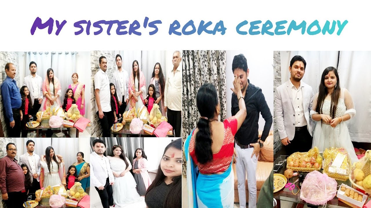 my sister's roka ceremony and 1st meeting vlog / astha's family Life ...