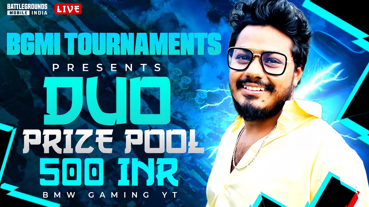 BGMI TOURNAMENTS PRESENTS DUO PRIZE POOL 500 INR BMW GAMING YT Pubg ...