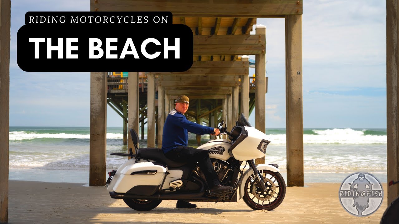 Riding a Motorcycle on the Beach of Daytona Florida | 5 @Indian ...
