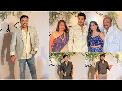 Tollywood Celebrity’s at Bigg Boss Telugu 1 Prince Wedding Reception | Hero Venkatesh , Hero Tarun 