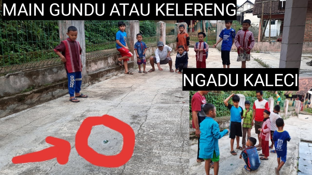 Permainan Taun 90 an,Main Gundu/Ngadu Kaleci/Main Kelereng,Game Anak ...