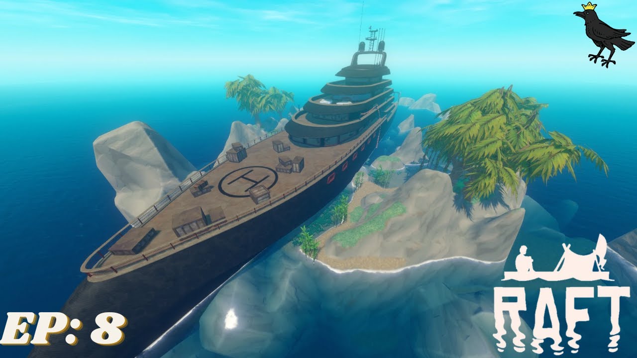 Clearing the Yacht and finding ENGINES, Raft Episode 8 - YouTube