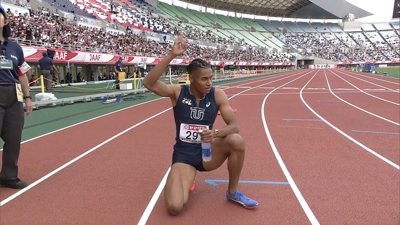 【第107回日本選手権】男子 400m 決勝 - YouTube