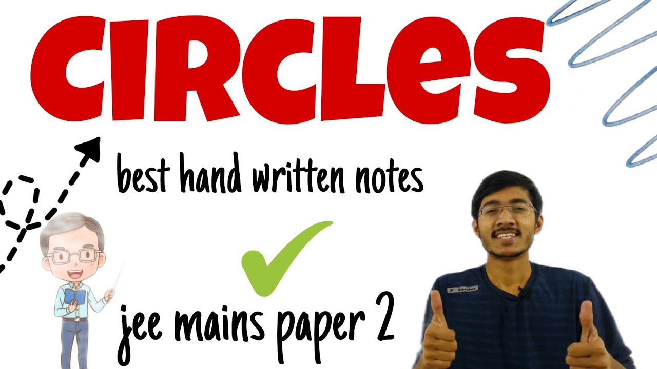Circles hand written notes , jee paper 2 maths | sachin prajapat | best ...