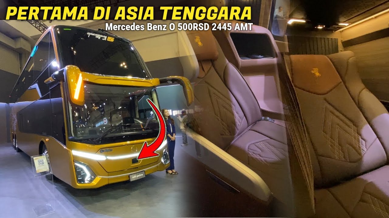 PERTAMA DI ASIA TENGGARA ! Inilah Bus Canggih Jetbus 5 SDD Mercedes ...
