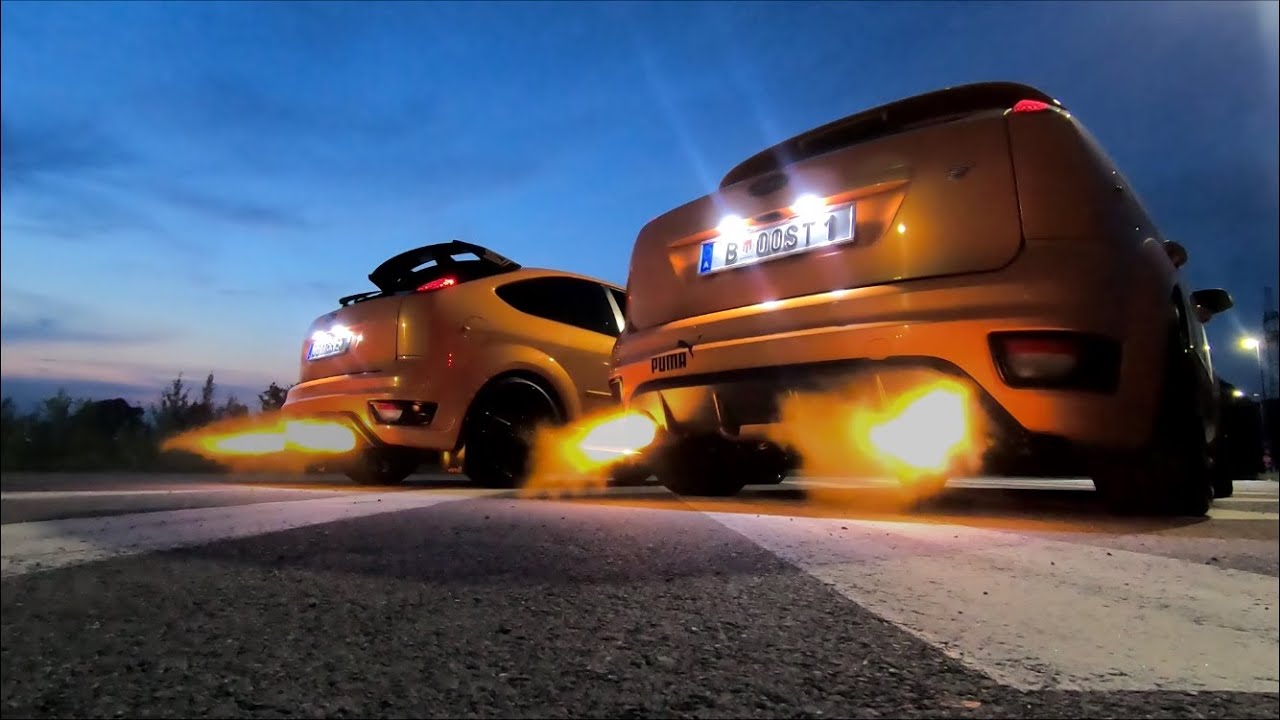 Ford Focus ST Flame Shoots - Dreamscience Overrun - Mongoose Exhaust ...