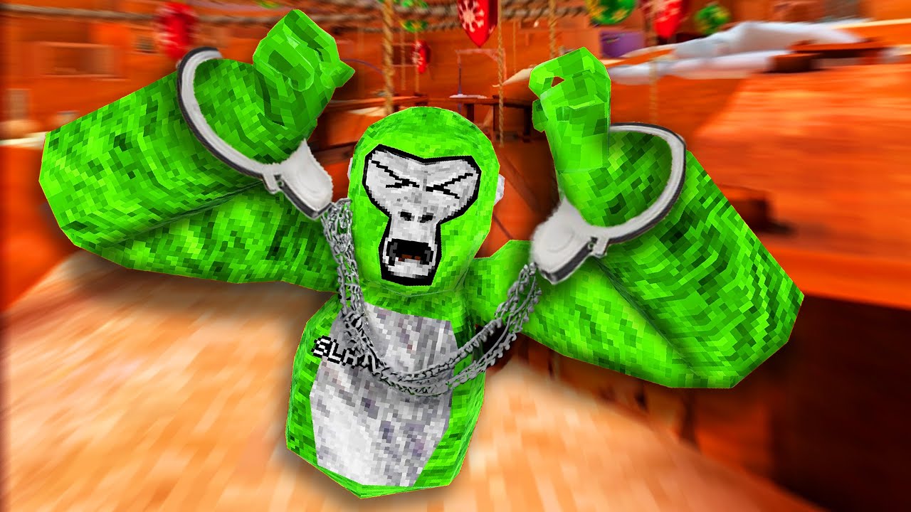 I Played Gorilla Tag With HANDCUFFS?! - YouTube