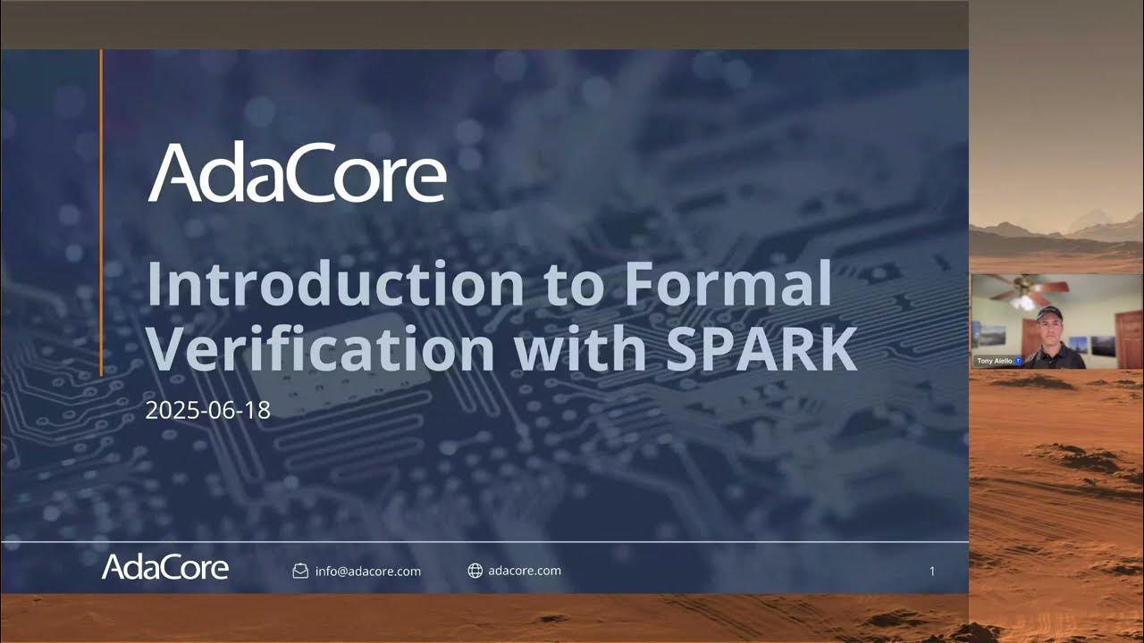 Webinar | Introduction to Formal Verification with SPARK - YouTube