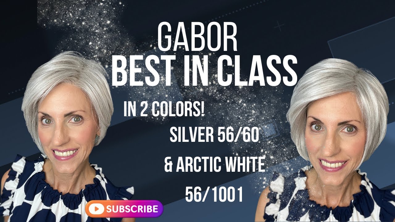 Gabor BEST IN CLASS Silver 56/60 & Arctic White 56/1001 Wig Review ...