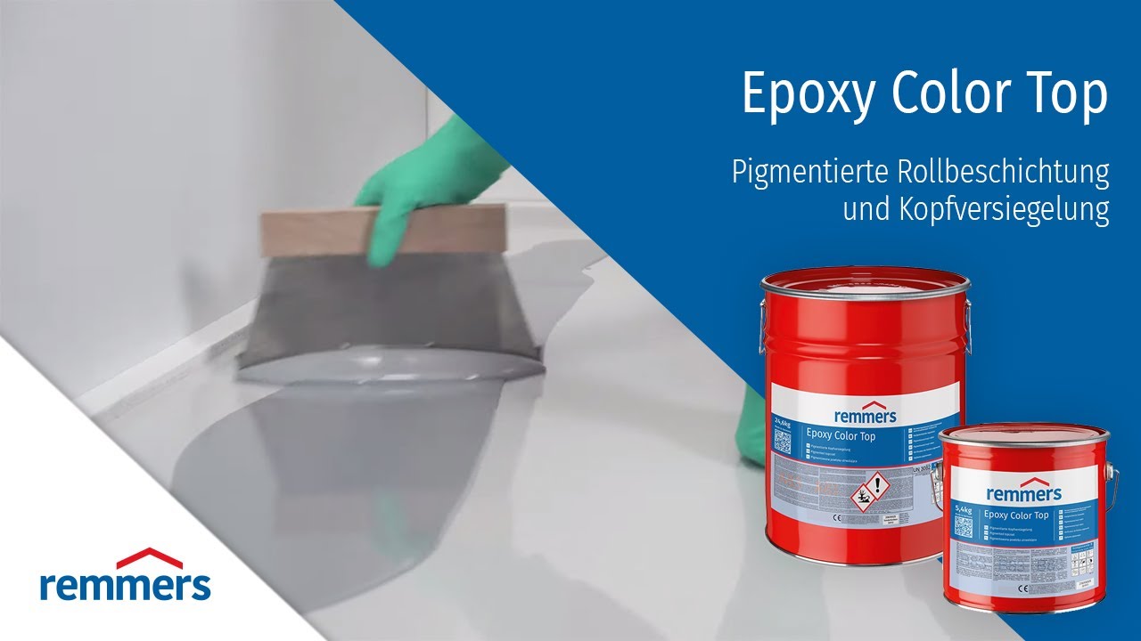 Remmers Epoxy Color Top - YouTube