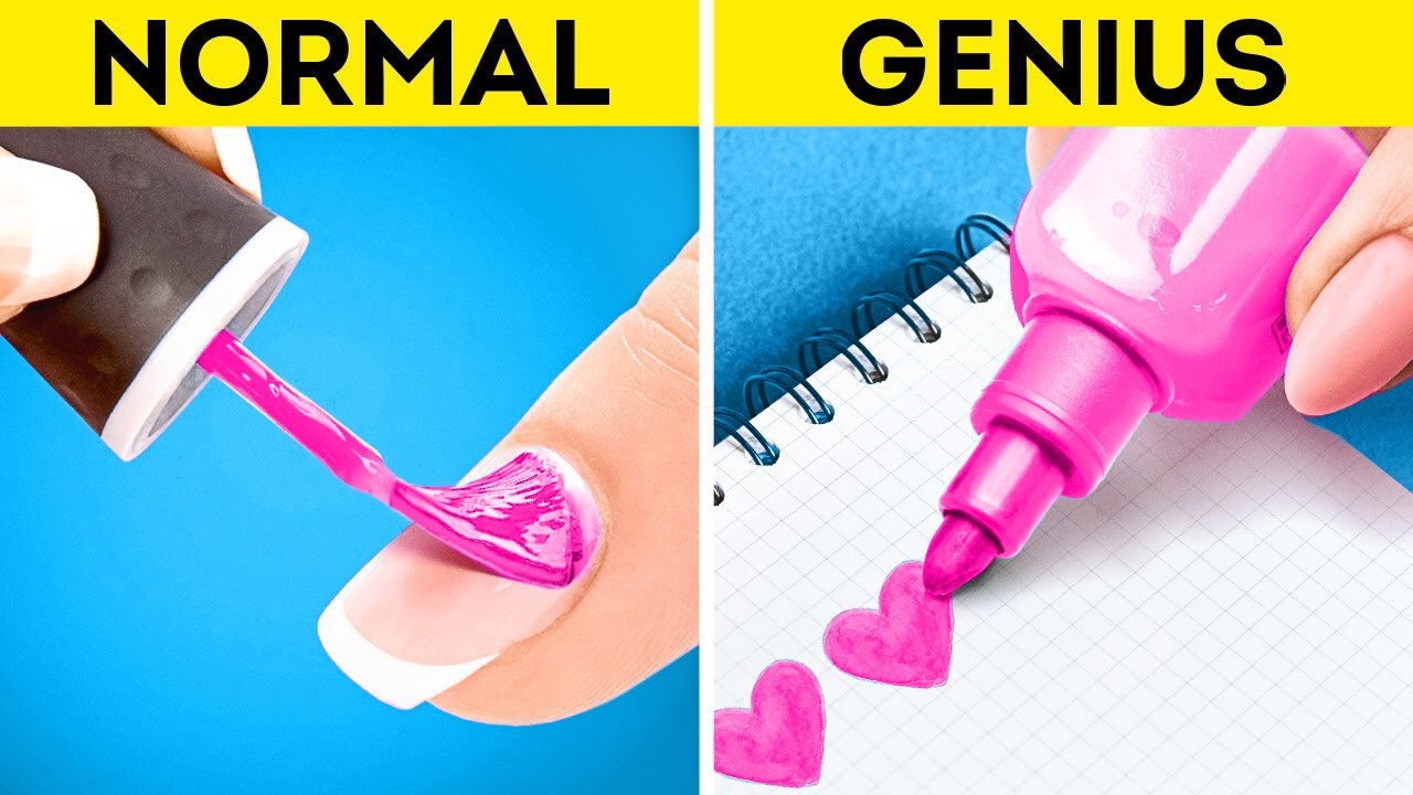 FANTASTIC SCHOOL AND GIRLY HACKS || Cool DIY Crafts And Ideas For Kids ...