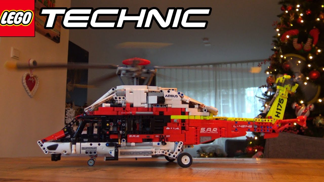 LEGO technic Airbus H175 SAR Rescue Helicopter - 42145 - YouTube