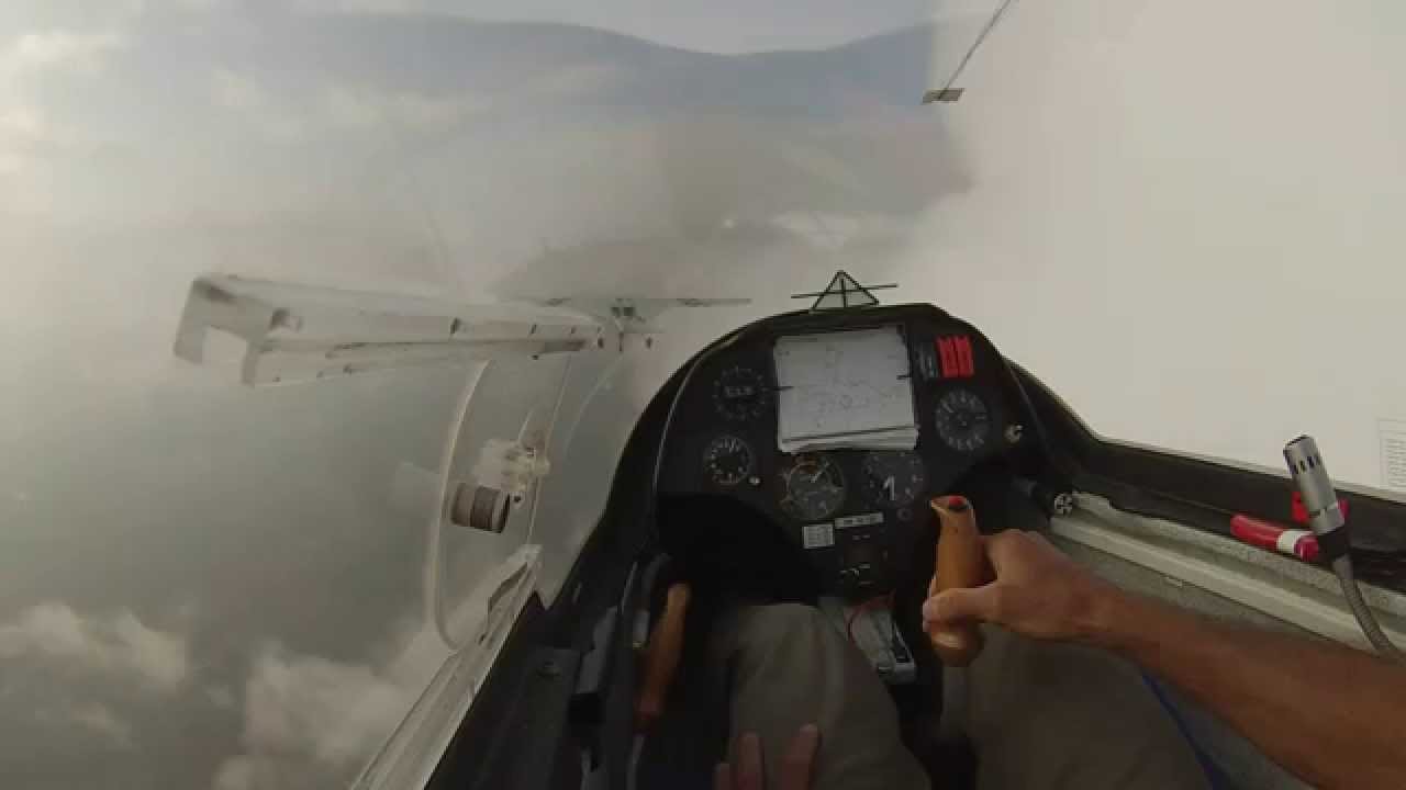 Glider spin recovery with Luca Bertossio (second test) - YouTube