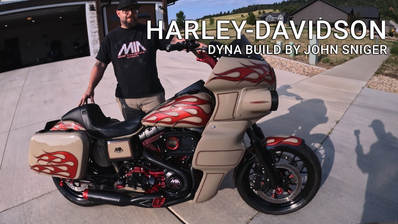 John Sniger's 2007 Harley-Davidson Dyna Build Walkaround - YouTube