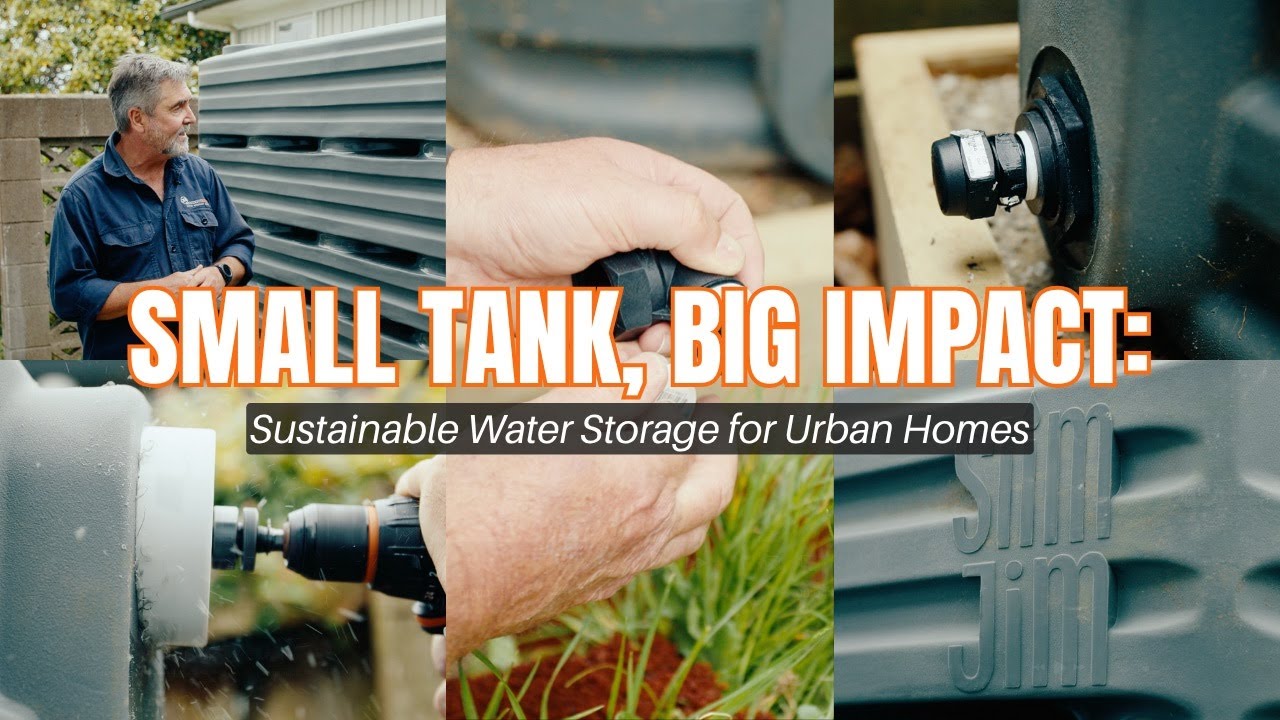 Small Tank, Big Impact: Sustainable Water Storage for Urban Homes - YouTube