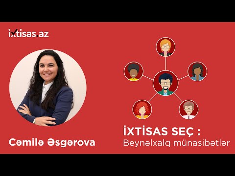 #ixtisasaz Beynəlxalq münasibətlər ixtisası üzrə peşəkar məsləhətləri - Cəmilə Əsgərova