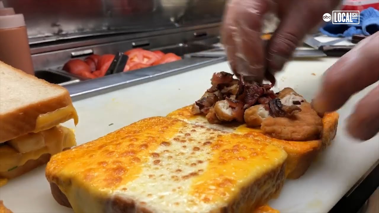 This is the World's Craziest Grilled Cheese | Localish - YouTube