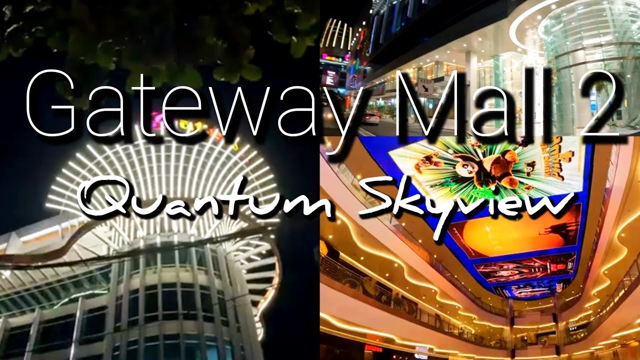 GATEWAY Mall 2 WOW Quantum Skyview 700 SQ MTS LCD Ceiling #aranetacity ...