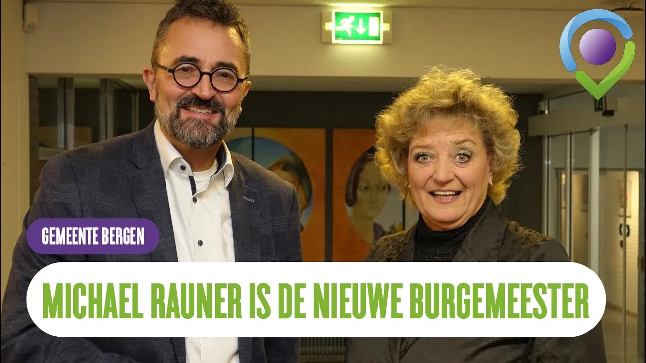 Michael Rauner is de nieuwe burgemeester van Bergen - YouTube
