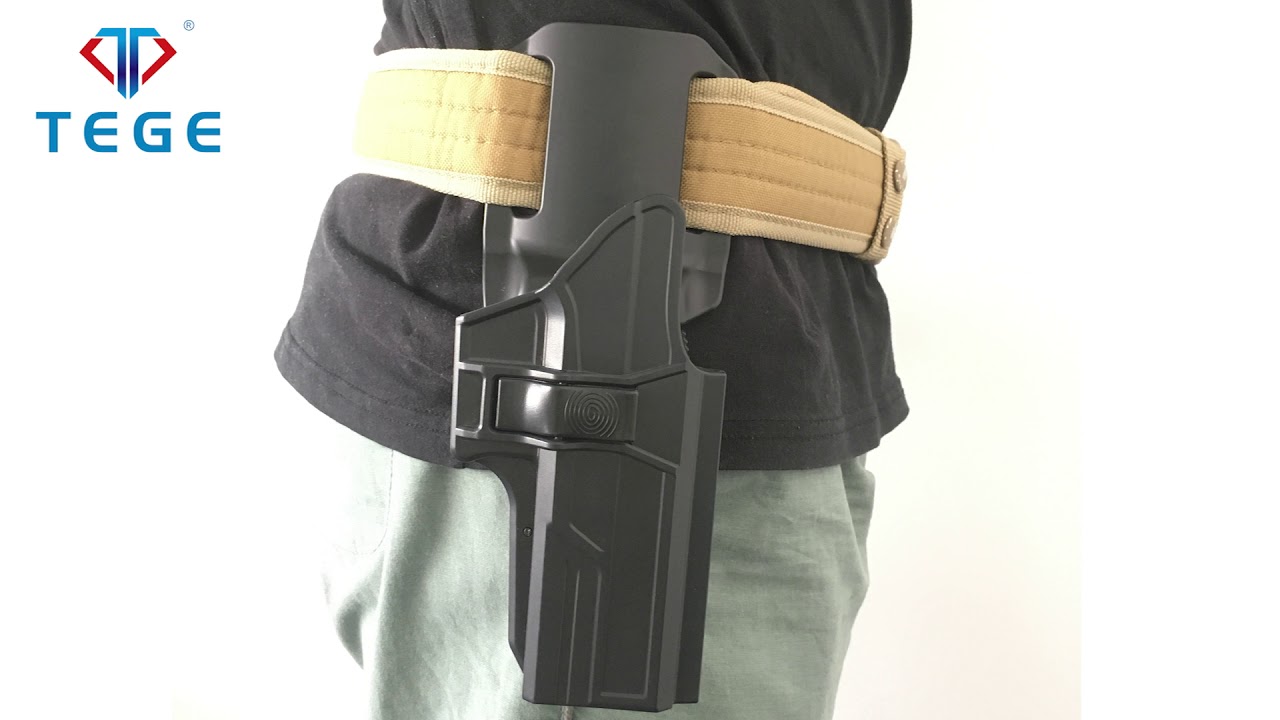 Glock17 Drop Offset Holster - YouTube